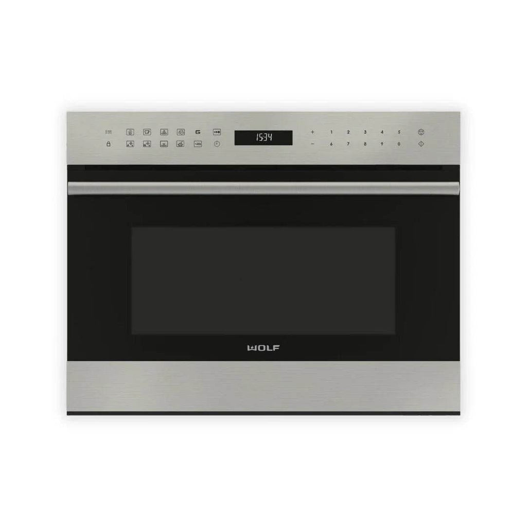 Wolf - M Series Contemporary Microwave Combi Oven - Stainless Steel ...