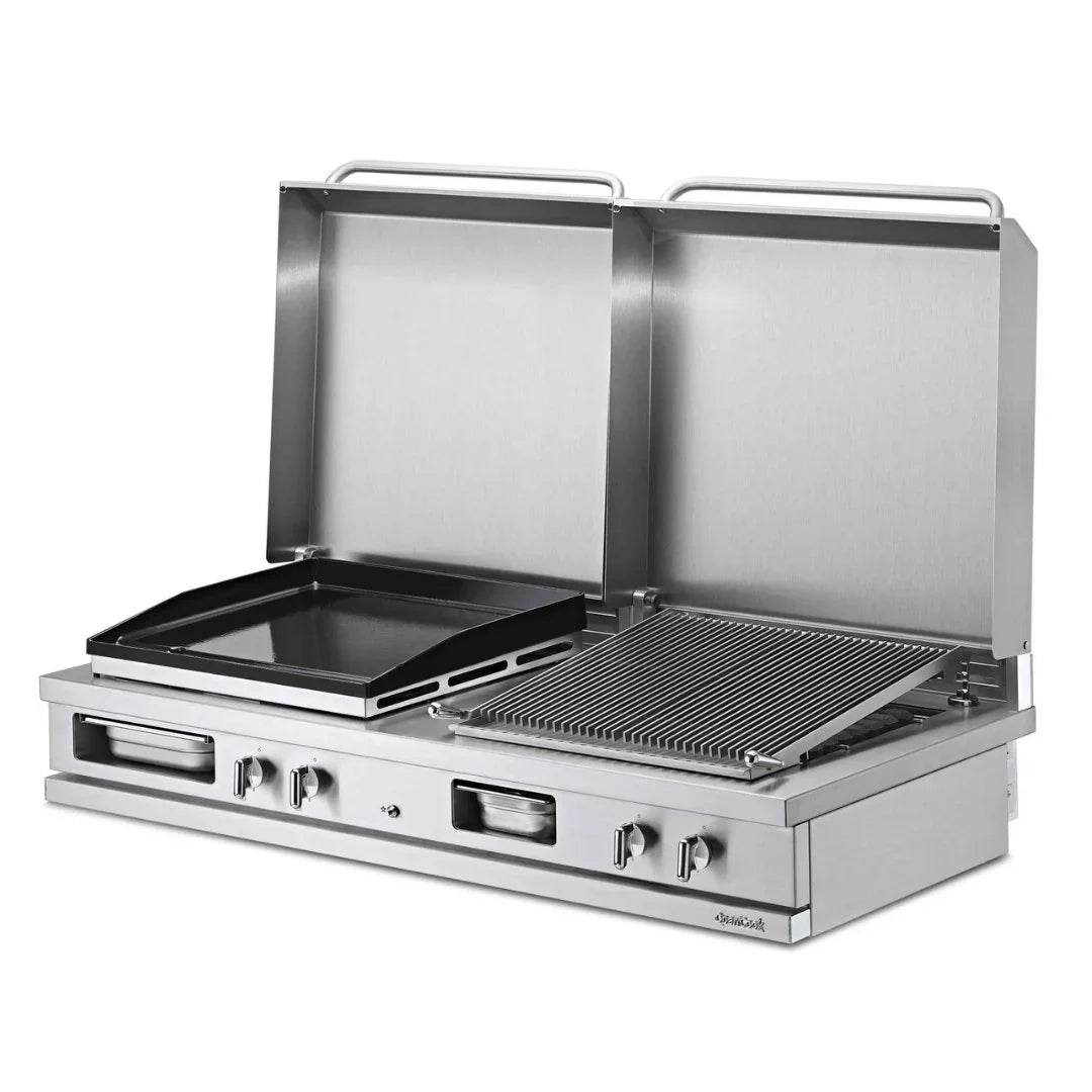 Lacanche Open' Cook - 1400mm Wide Integrated Enamelled Plancha and Lava ...