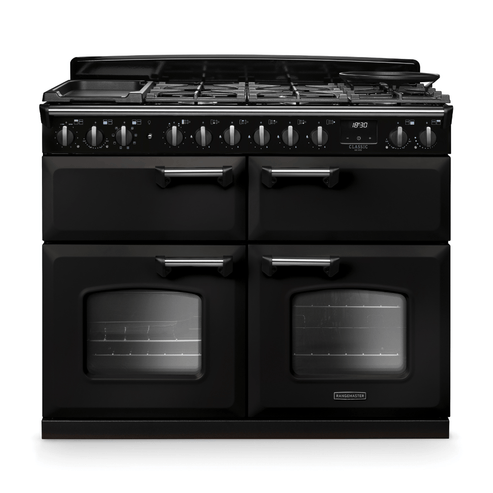 Rangemaster Classic Deluxe 110cm Dual Fuel Range Cooker - Carvers Interiors