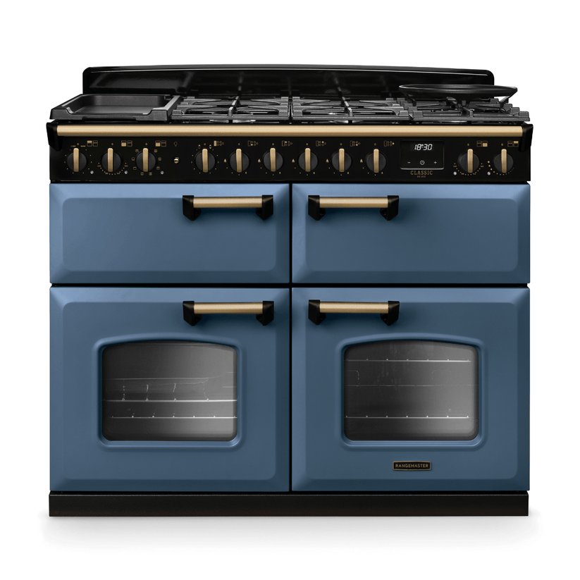 Rangemaster Classic Deluxe 110cm Dual Fuel Range Cooker - Carvers Interiors