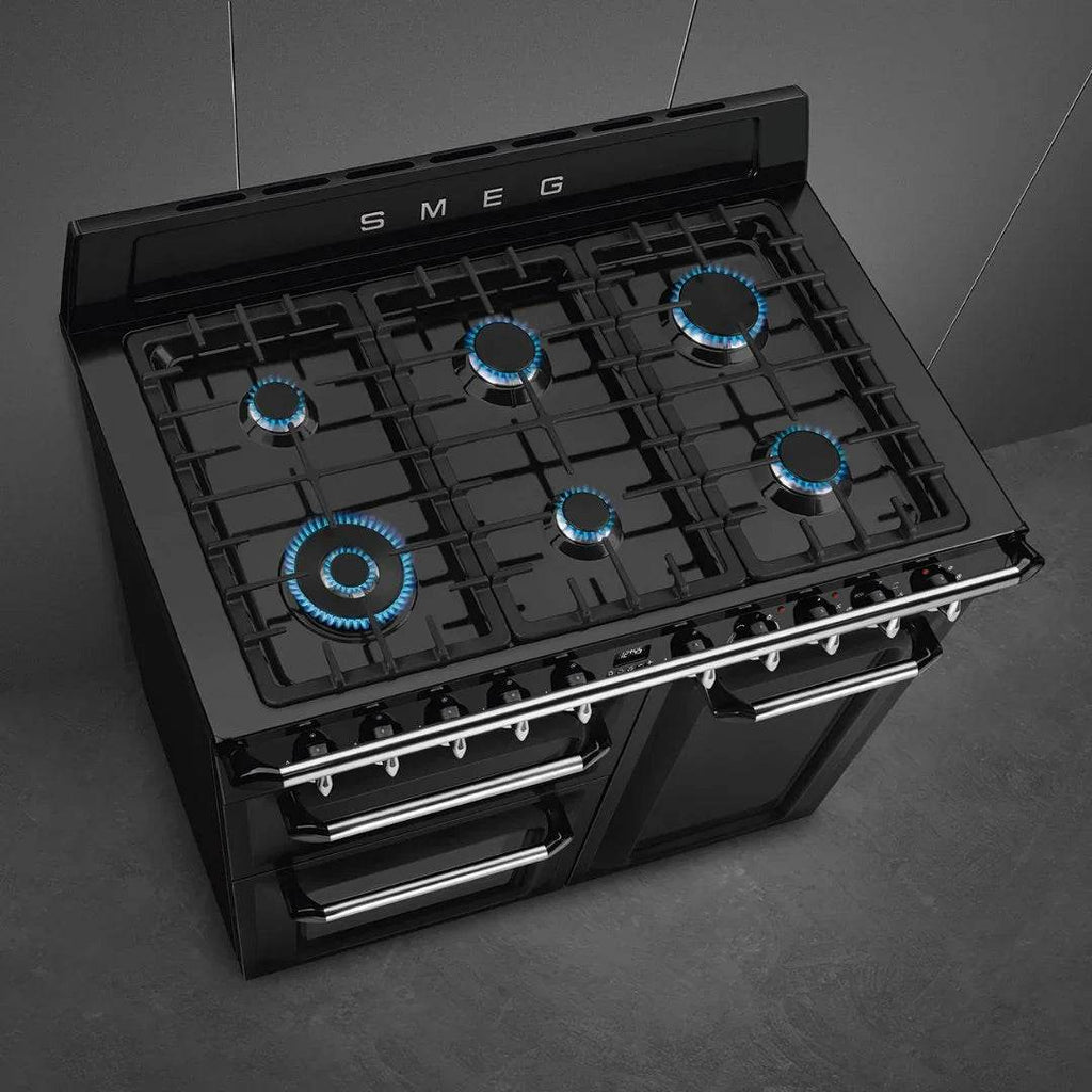 SMEG Victoria 100cm Dual Fuel cooker TR103 – Carvers Interiors